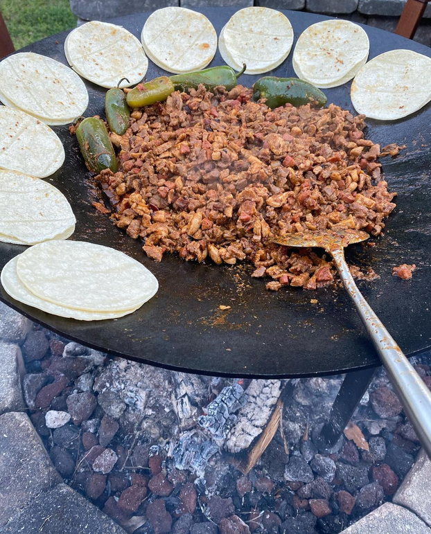 Chuck's Cowboy Woks Cowboy Wok Disc Plow Disc Cooker Discada