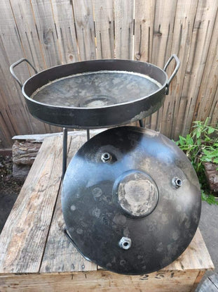 Chuck's Cowboy Woks Cowboy Wok Disc Plow Disc Cooker Discada