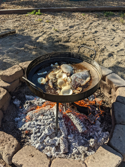 Chuck's Cowboy Woks Cowboy Wok Disc Plow Disc Cooker Discada