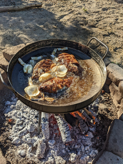 Chuck's Cowboy Woks Cowboy Wok Disc Plow Disc Cooker Discada