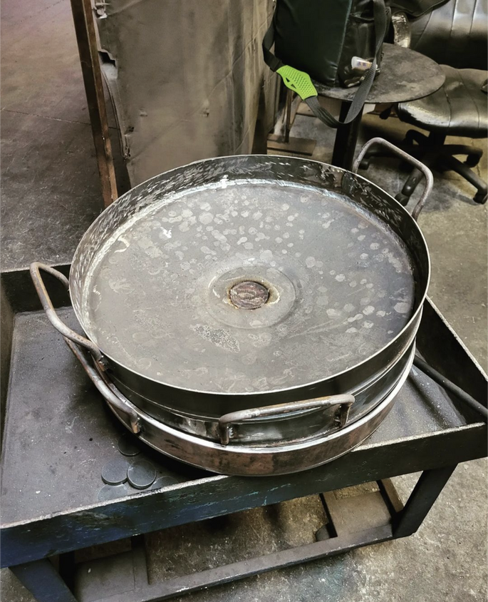 Chuck's Cowboy Woks Cowboy Wok Disc Plow Disc Cooker Discada