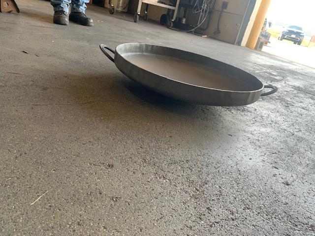 24 Inch Cowboy Wok with Rim Disk Cooker Plow Disk Cooker Discada Al ...